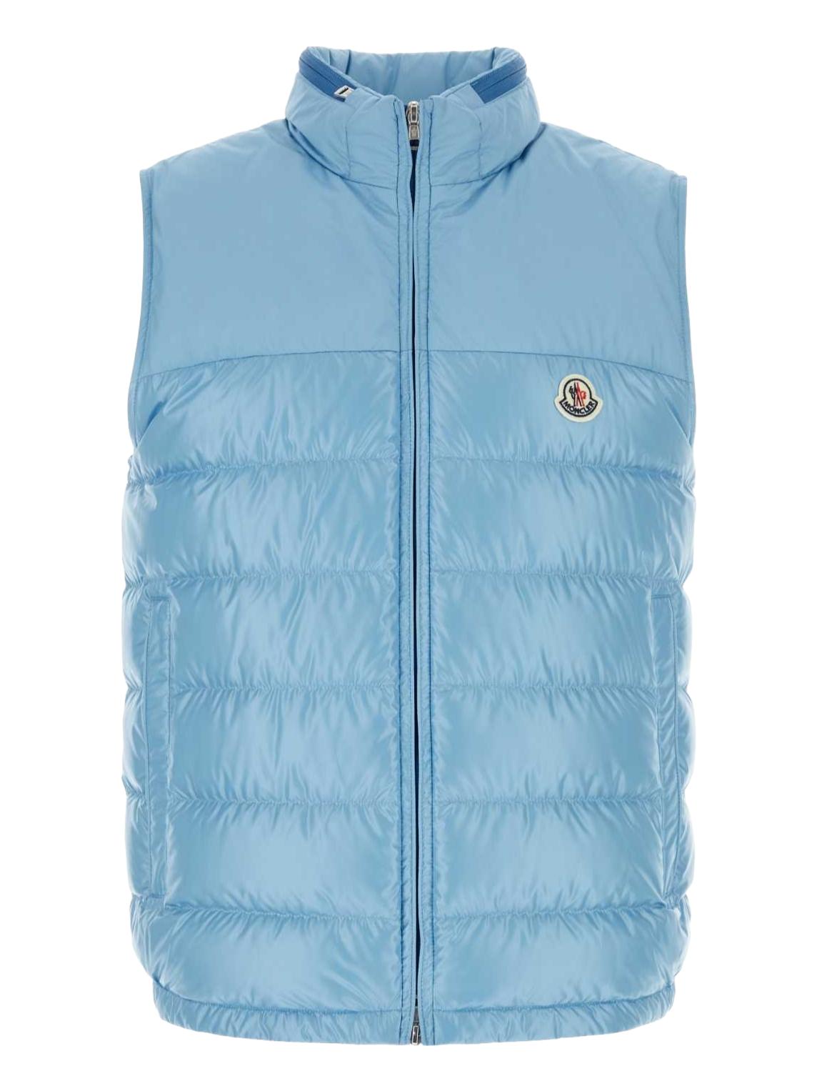 MONCLER Moncler Logo Patch Zip-Up Puffer Vest
